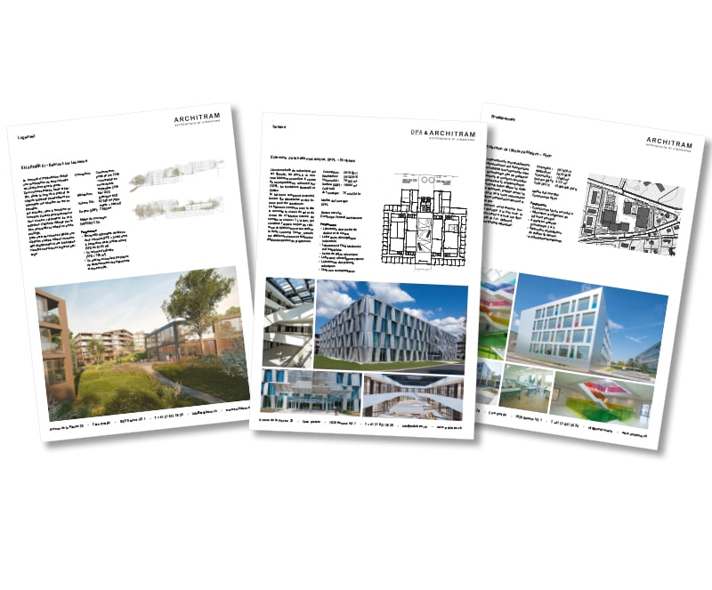 Fiches projet architecture - Atelier Zed